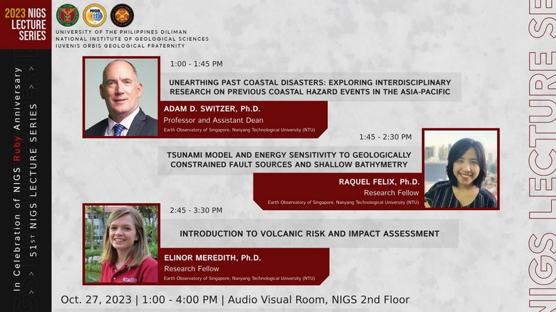 Coastal hazards, tsunamis, volcanic risk research by NTU-Earth ...