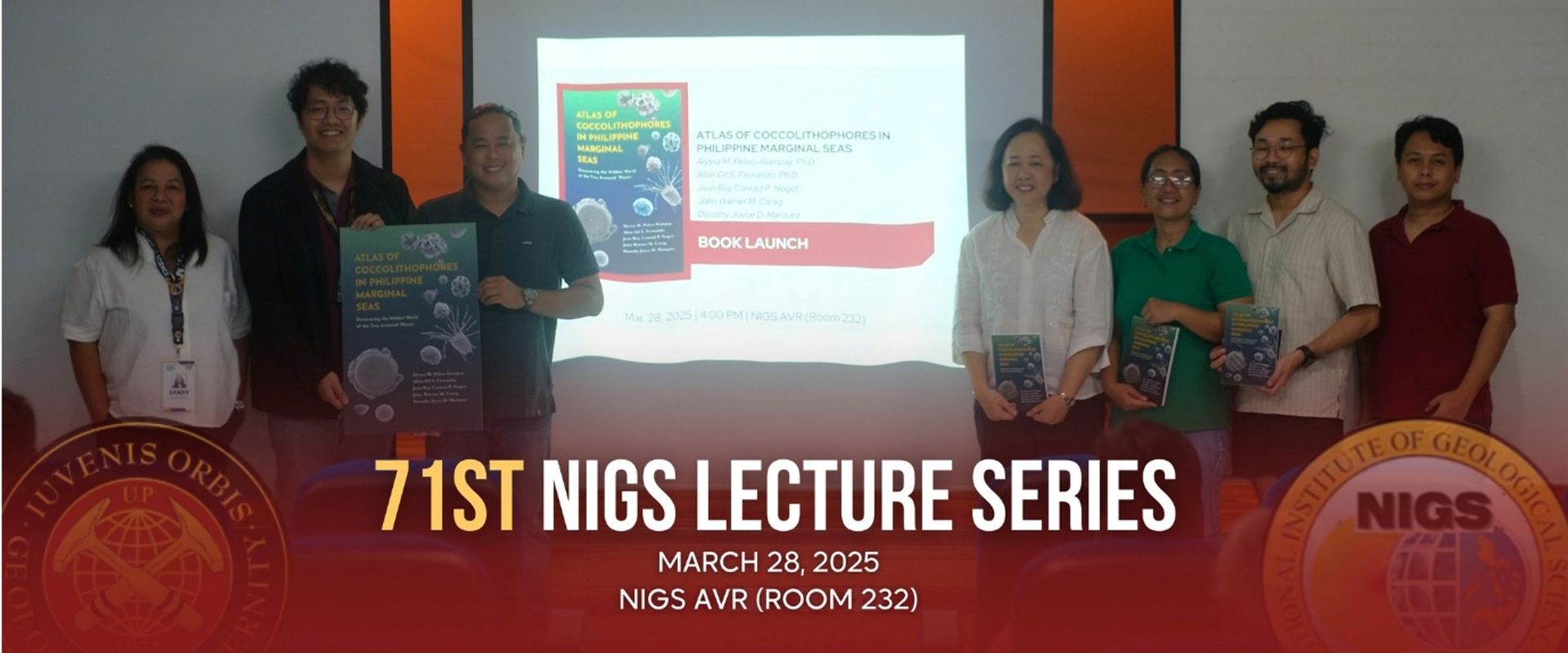 NIGS 71st Lecture Series and NannoTalks and Atlas of Coccolithophores in Philippine Marginal ...
